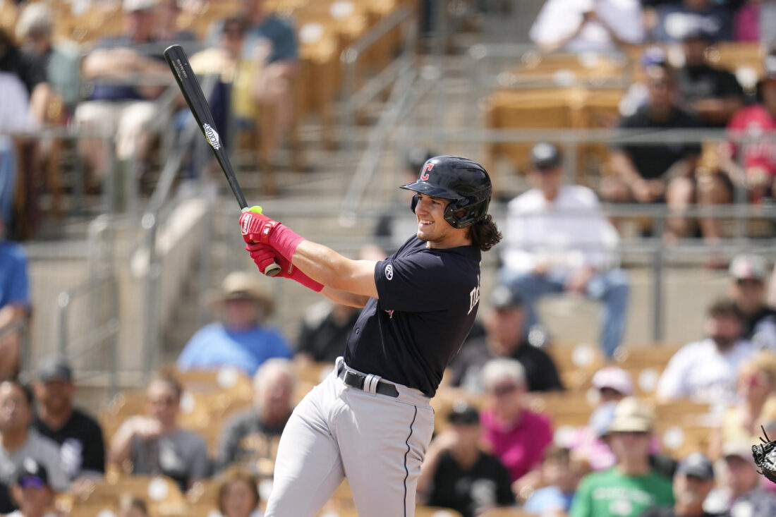 DeLauter could make debut in postseason, included on Guardians’ Wild ...